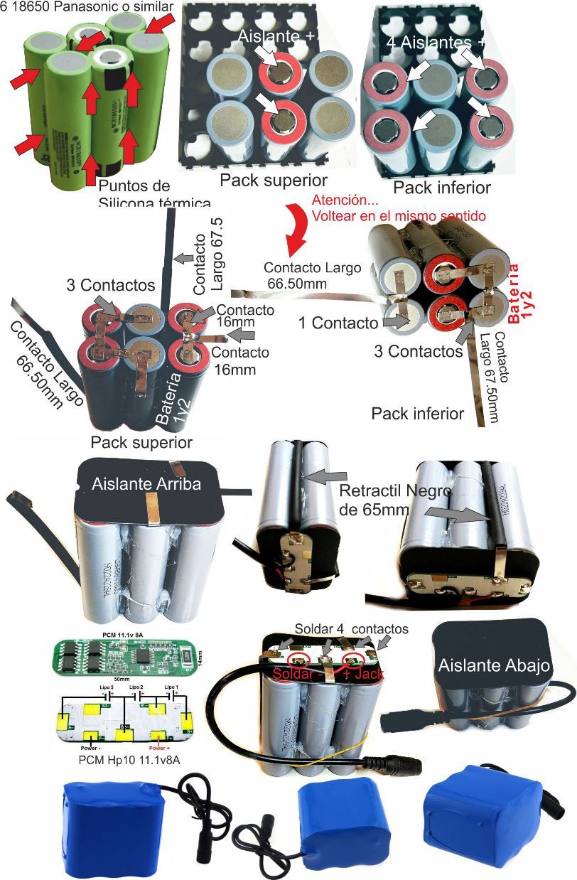 Montar un Pack de Baterías de Litio - Fácil Electro Baterías ...